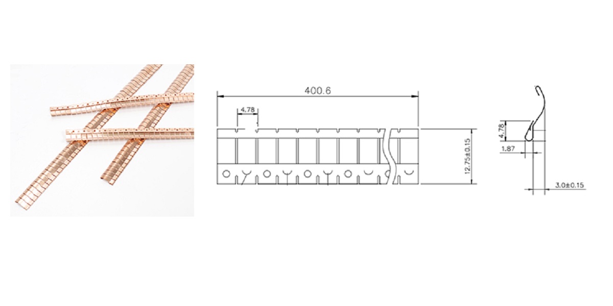 Handa Shielding - Clip-on mounting fingerstrip - EMI/RFI gaskets ...